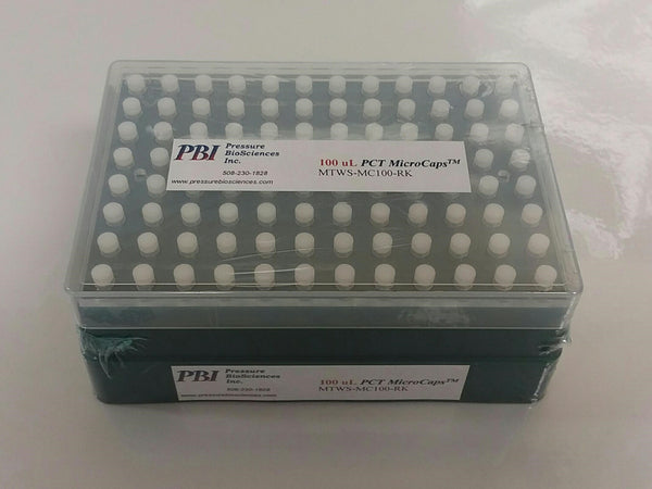 MicroCaps (100 uL) 96 in a Rack – Pressure BioSciences, Inc.