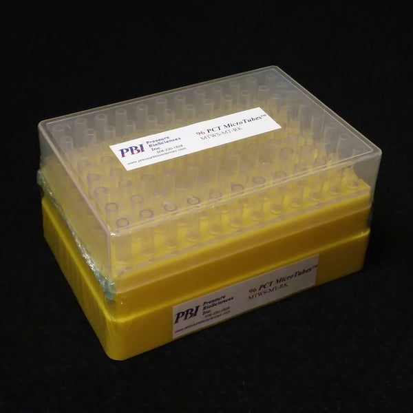 MicroTubes 96 in a Rack – Pressure BioSciences, Inc.